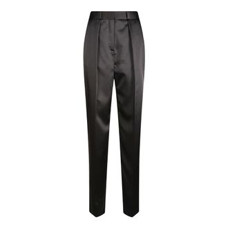 Elisabetta Franchi Straight Leg Pant - - Trousers - Damen - Schwarzk - M