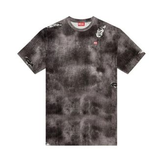 Diesel T-Wash N2 T-Shirt - - Tops - Herren - Mehrfarbig - M