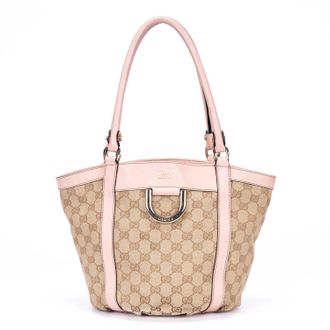 Gucci Crossbody Bags - Abbey D-Ring Tote - Gr. unisize - in Rosa - f&uuml;r Damen
