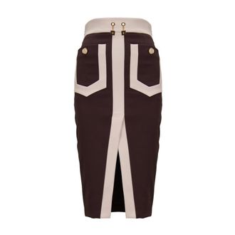 Elisabetta Franchi Midi-R&ouml;cke - - Skirts - Damen - Braun - S
