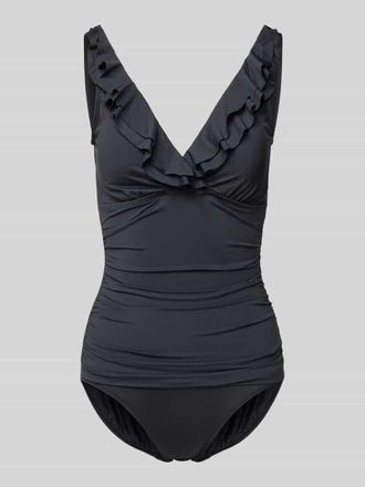 Lauren Ralph Lauren Badeanzug mit Rüschen Modell RUFFLE SURPLICE