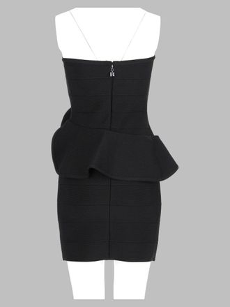 Rotate Rose Tube Dress - Black