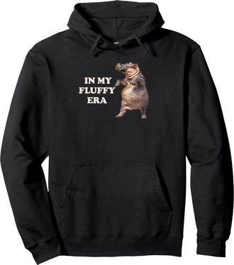 BDAZ In My Fluffy Era Lustiges Nilpferd Nilpferd Pullover Hoodie