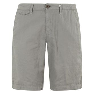 Myths Milit&auml;rische Leinen Baumwoll Shorts - - Shorts - Herren - Gr&uuml;n - 2XL
