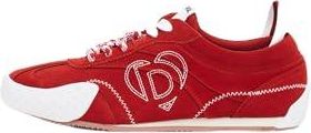 Desigual Shoes_Retro_ Suede Sneaker, 37, 3092 Red