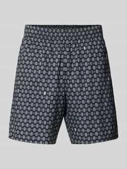 Lacoste Regular Fit Chinoshorts aus Baumwoll-Viskose-Mix Modell Aop Short Tenniscourt