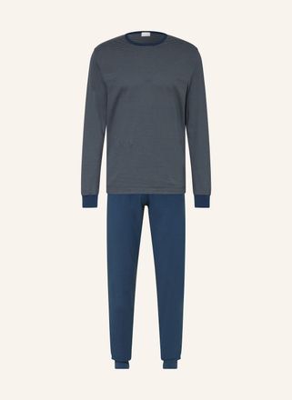 Mey Mey Schlafanzug Serie Night Stripes blau