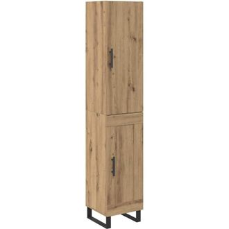 vidaXL Haut Armoire Chêne artisanal 34,5 x 34 x 180 cm vidaXL