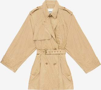 Isabel Marant Manteau Franny - Femme - Beige - Taille 34 - Isabel Marant