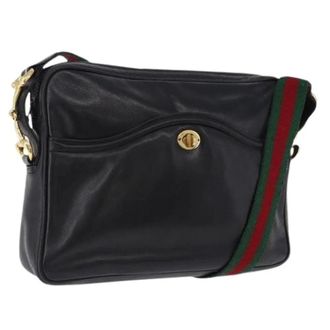 Gucci Sac bandouli&egrave;re vintage doccasion - Femme - Pre-owned - Noir - Taille: ONE Size