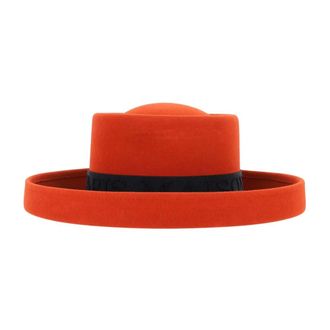 Maison Michel Hat - - Accessories - Damen - Orange - S