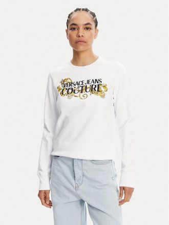 Versace Jeans Couture Sweatshirt 78HAIC06 Weiß Regular Fit