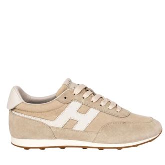 Hogan Baskets H699 - Homme - Chaussures - Beige - Taille: 44 EU