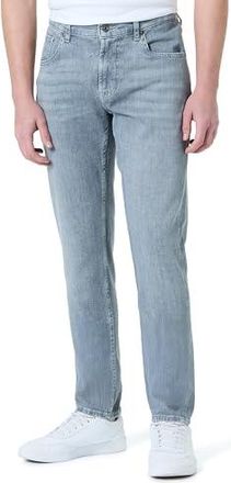 7 For All Mankind Slimmy Tapered Bauhaus Jeans, Gris, 34W Hommes