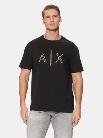A|X Armani Exchange T-Shirt XM000325 AF10364 UC001 Schwarz Regular Fit