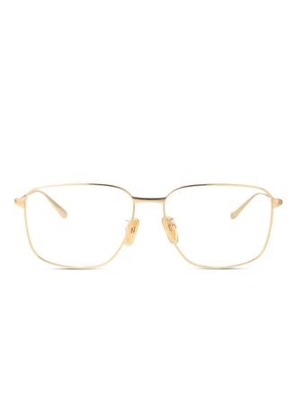 Balenciaga lunettes de vue à monture carrée - Or