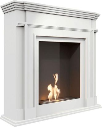 Kratki Portal Bioethanolkamin LEGIONIS wei&szlig; T&Uuml;V