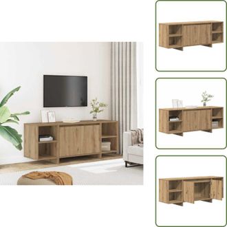 vidaXL Vidaxl - TV-Schrank Artisan-Eiche 130x35x50 cm Holzwerkstoff - TV-Schrank - TV-Schr&auml;nke - Lowboard - Stereo Schrank