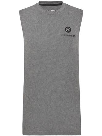 Plein Sport d&eacute;bardeur &agrave; plaque logo - Gris