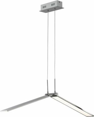 Wofi Leuchten Wofi - Pendellampe Esstischleuchte led H&auml;ngeleuchte dimmbar, Spots klappbar, 26,5W 1700lm warmwei&szlig;, LxH 100x150 6319.01.64.8000
