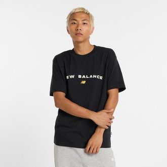 New Balance Homme Reimagined Graphic T-Shirt 1 en Noir, Coton, Taille L