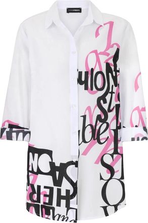 Doris Streich Relaxte Hemdbluse - - Blouses & Shirts - Damen - Rosa - L