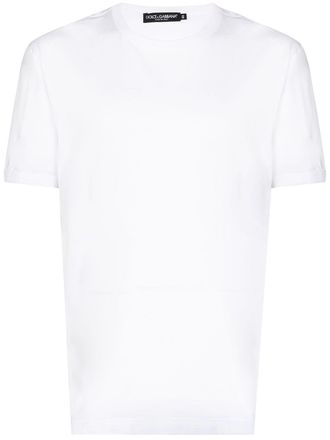 Dolce & Gabbana Klassisches T-Shirt - Wei&szlig;