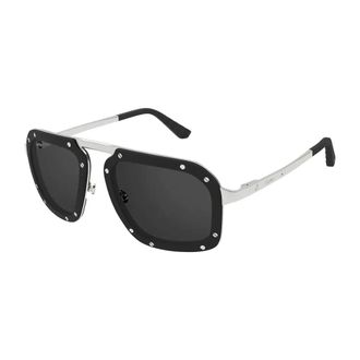 Cartier Santos Aviator Sonnenbrille - - Accessories - unisex - Grau - 55 MM