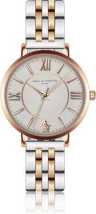Amelia Parker Uhren in Ros&eacute;gold und Silber