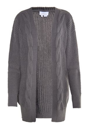 Usha Langer Cardigan Damen dunkelgrau