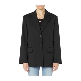 Diesel Damen, Jacken, Schwarzk, LGr&ouml;&szlig;e