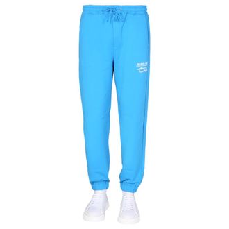 Helmut Lang Homme, Pantalons, Bleu, Taille: L Pantalon de jogging