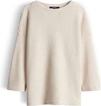 someday Sweatshirt UFENNA Regular mit Rippstruktur lockere Passform, gerader Schnitt, Rippstruktur, elastischer Stoff