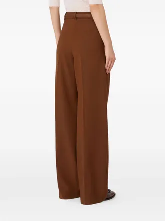 Max Mara Womens Trousers Mstbacio Brown Virgin Wool