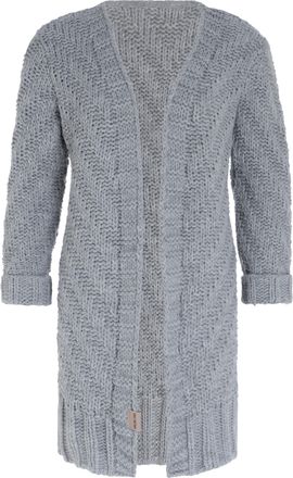 Knit Factory Sally Strickjacke - Mittellange Damen Strickjacken - Cardigan mit Wolle - Grobstrickjacke - Strickweste f&uuml;r den Herbst und Winter - Hochwertige Qualit