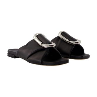 Marc Jacobs Leather Sandal - Black