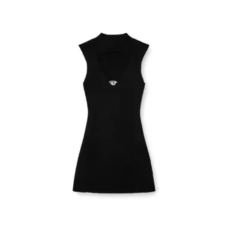 Diesel Femme, Robes, Noir, Taille: 38 FR M-Oloni Short