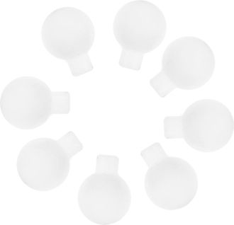 DOITOOL 100 St&uuml;ck Matte Rundkugel Anh&auml;nger f&uuml;r Lichterketten Leere Gl&uuml;hbirnen Deko Robust Bruchsicher Vielseitig f&uuml;r Garten Feier Anlass Beleuchtungszubeh&ouml;r