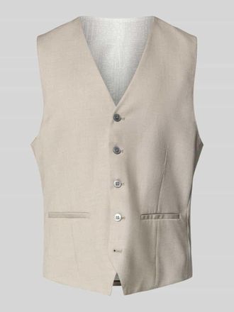 Daniel Hechter Regular Fit Weste mit Paspeltaschen