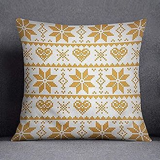 Bonamaison Le Jardin du Lin Kissenhüllen, Cotton, Mehrfarbig, 45x45