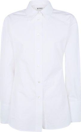 R&oacute;he Shaped Crushed Poplin Shirt