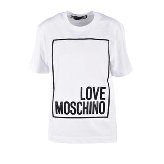 Love Moschino Femme, Tops, Blanc, Taille: 42 FR T-shirt blanc