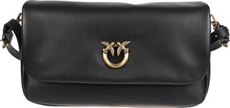 Pinko Pinko, Femme, Sacs, Noir, Taille: ONE Size Click Soft Baguette Bag