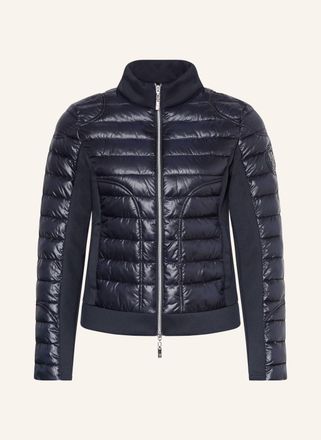 Monari Monari Steppjacke Im Materialmix Mit Schmucksteinen blau