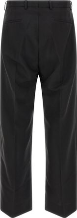 Kiko Kostadinov Wide-Leg Wool and Mohair Trousers - Black