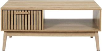 The Home Deco Factory The Home Deco Factory - Table basse 1 tiroir et 1 niche