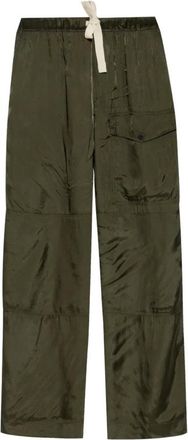 Dries Van Noten Homme, Pantalons, Vert, Taille: L Pantalon Droit