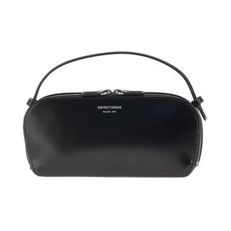 Emporio Armani Spazzolato Tasche aus Kunstleder - - Bags - Damen - Schwarzk - ONE SIZE