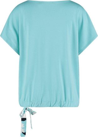 Taifun T-Shirt - Shirt mit Knotendetail und Frontprint