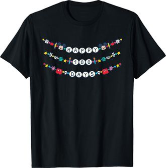 Disney Mickey Mouse Happy 100 Days of School 100th Day Charm T-Shirt